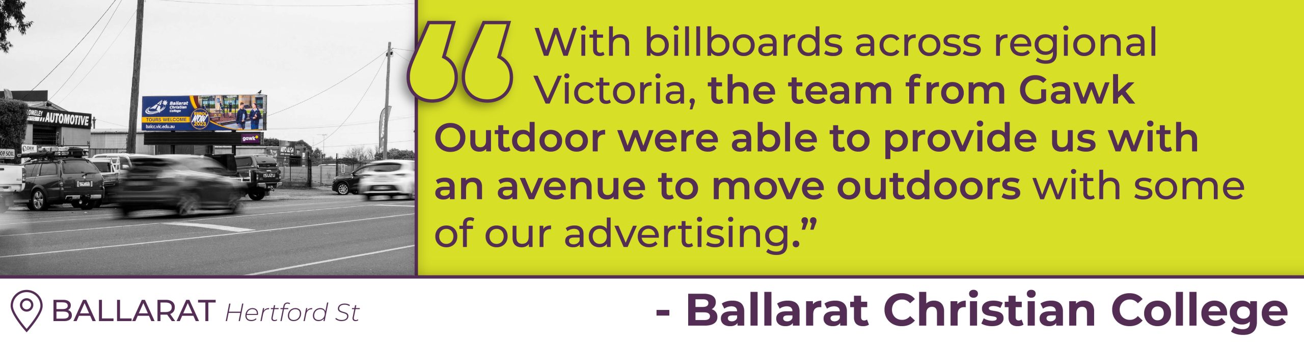 Gawk Outdoor | Regional Billboards Victoria