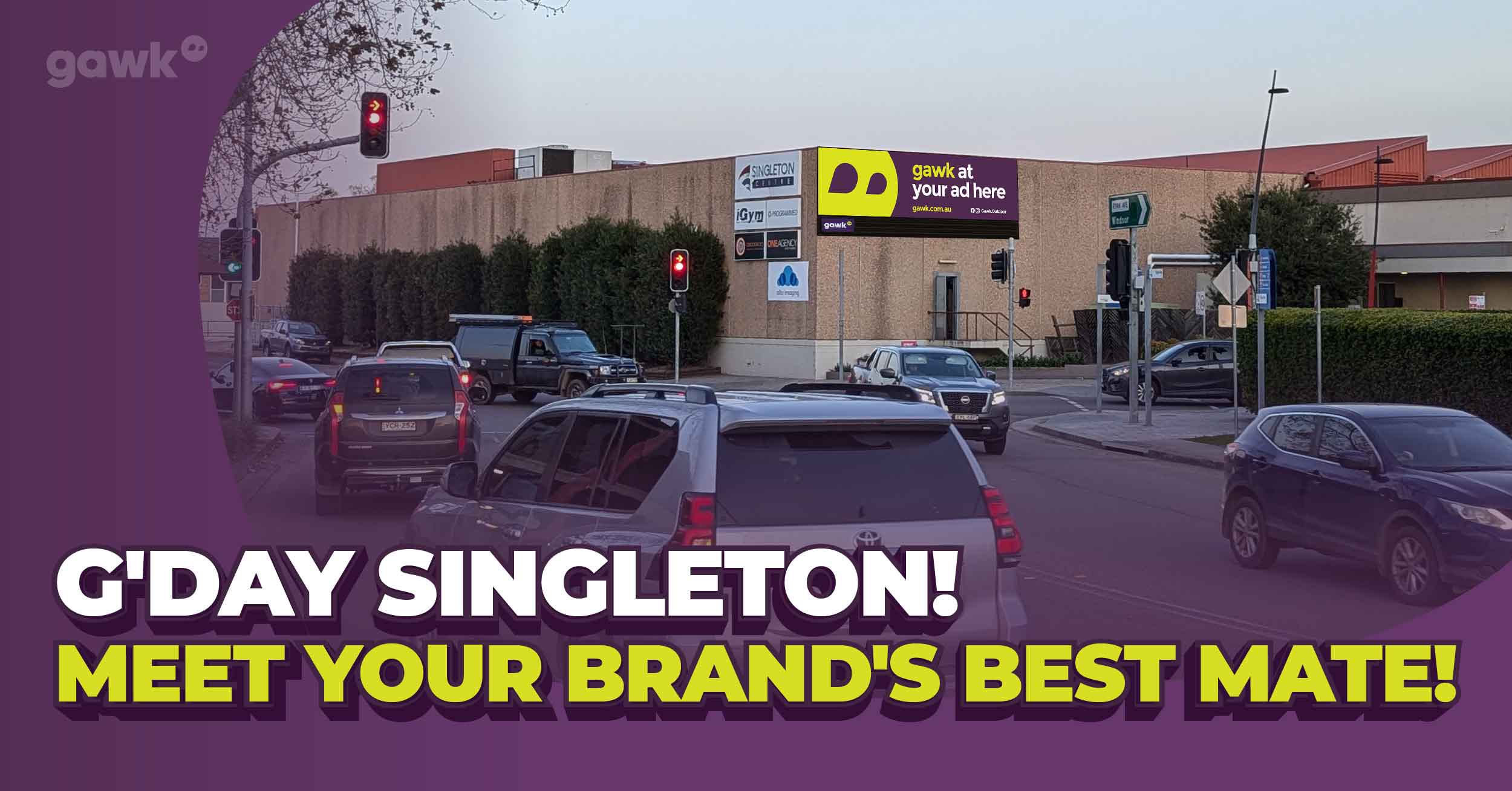 Advertising In Singleton | DOOH | Gawk Outdoor