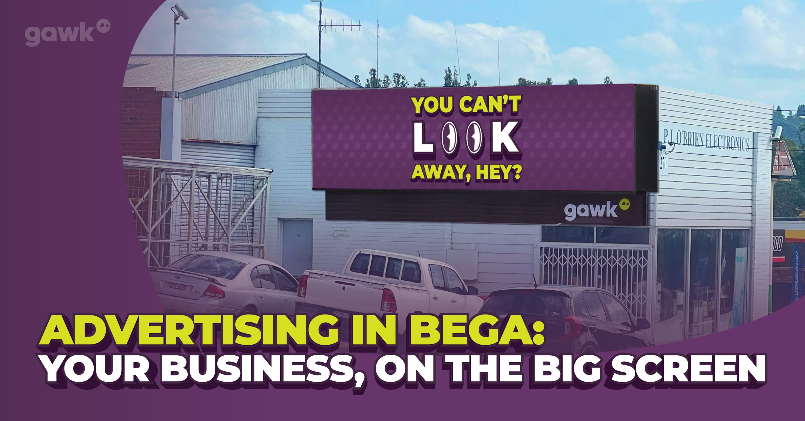 Advertising In Bega | DOOH | Gawk